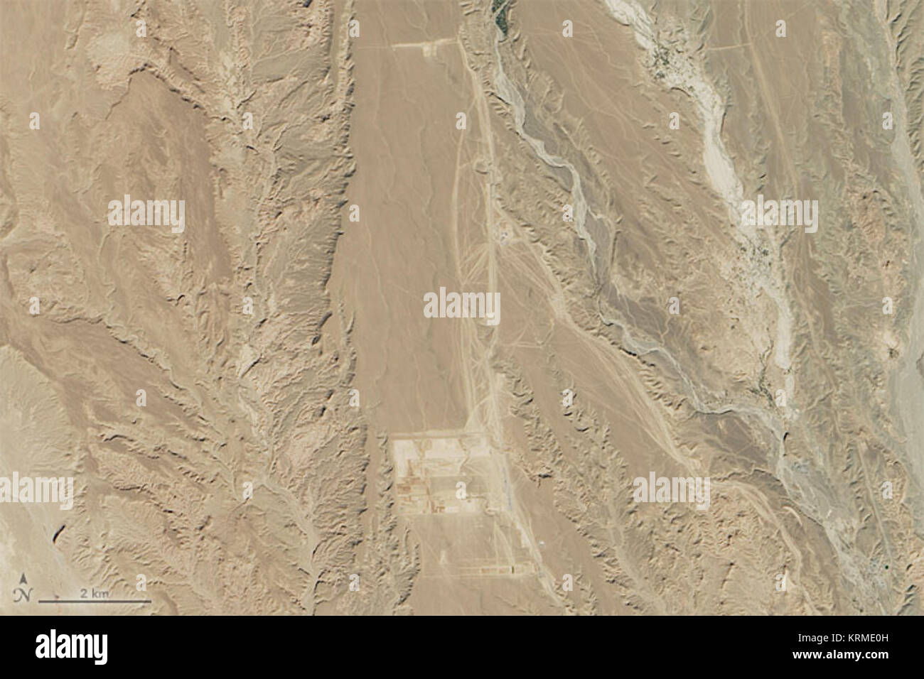 Ouarzazate - Noor 1 start of construction - NASA Stock Photo - Alamy
