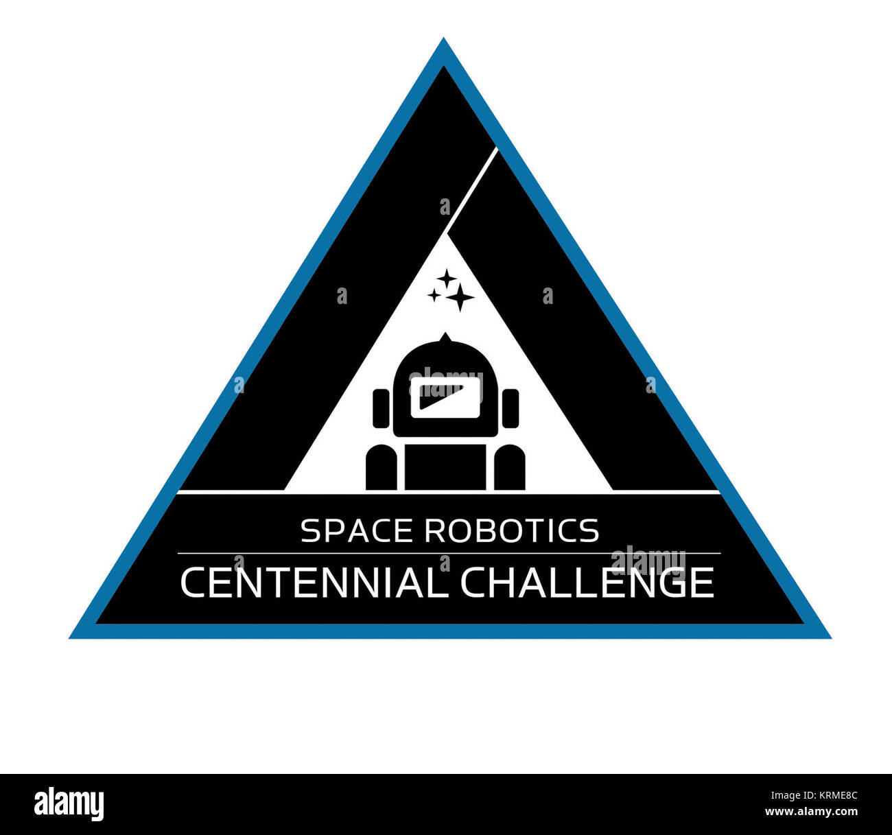 Space robotics challenge badge - robot only Stock Photo - Alamy