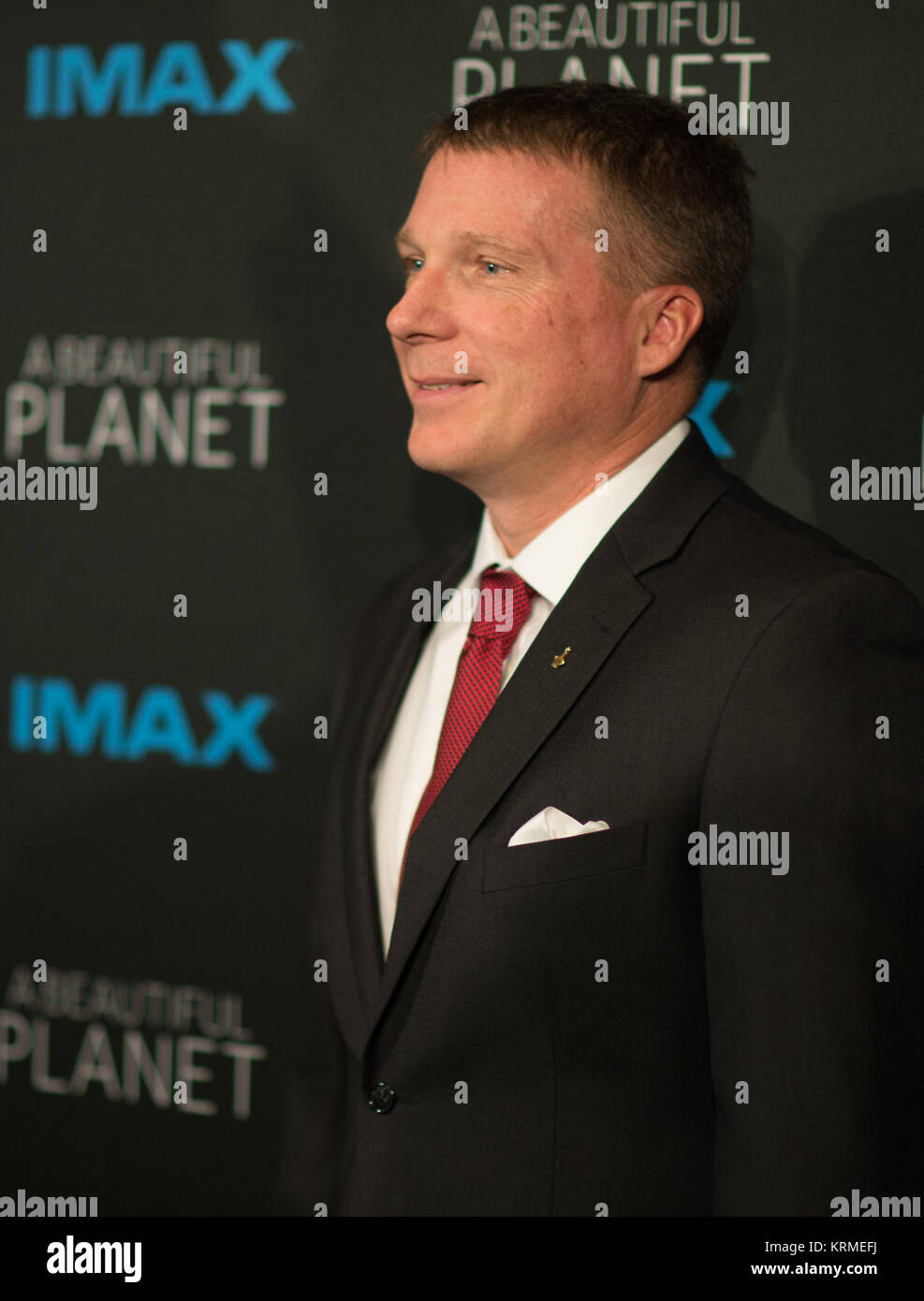 NASA astronaut Terry Virts attends the world Premiere of the IMAX film ...