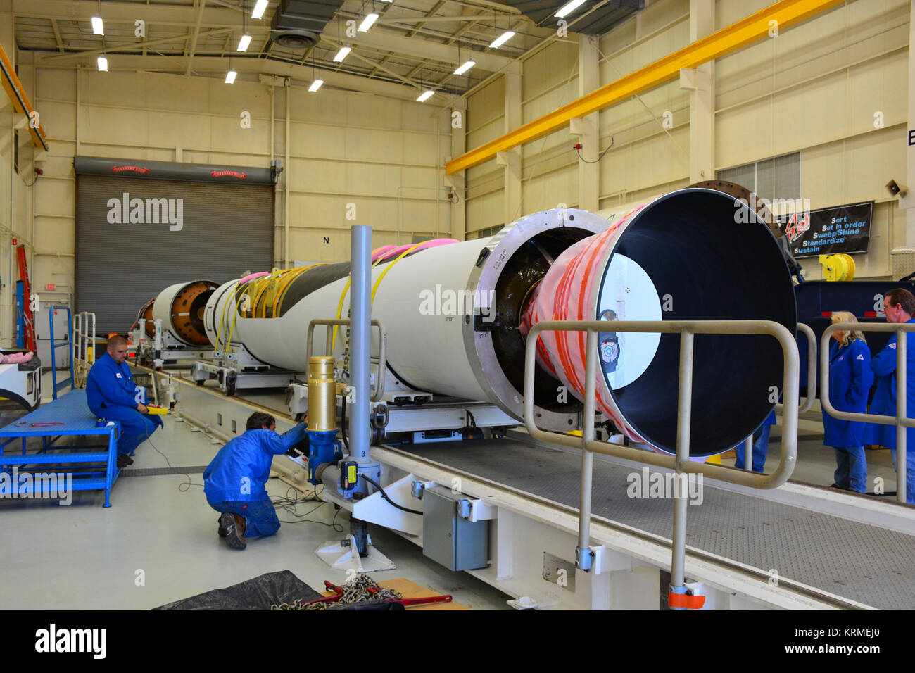 Inside Building 1555 at Vandenberg Air Force Base in California ...