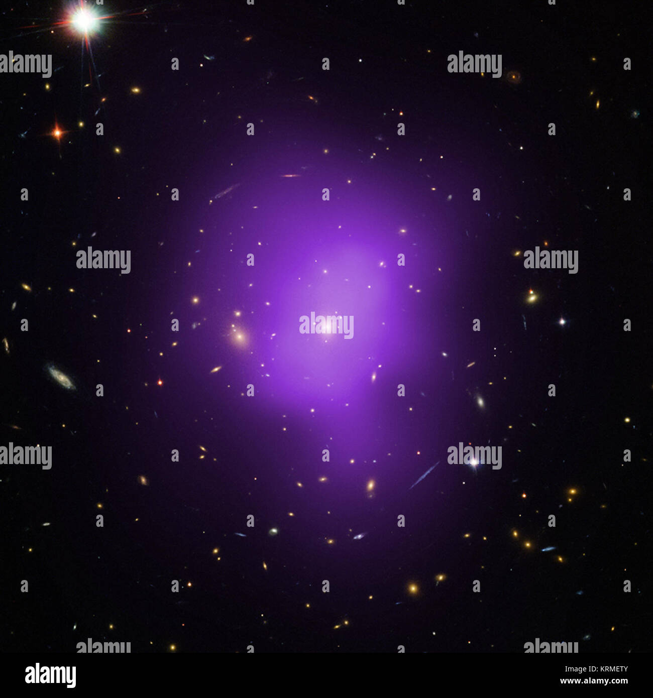 These four galaxy clusters were part of a large survey of over 300 ...