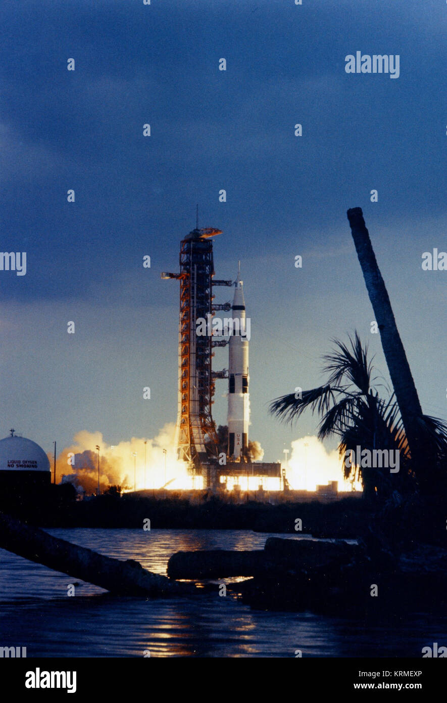 Apollo 14 Saturn V ignition Stock Photo - Alamy