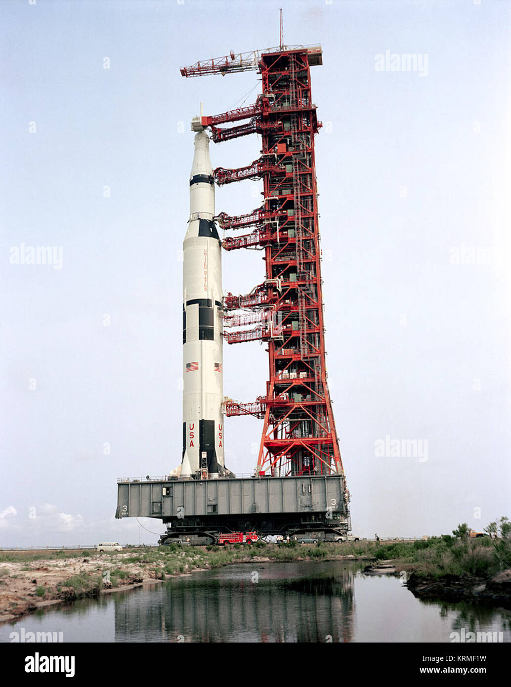 Apollo 15 rollout (1971 Stock Photo - Alamy