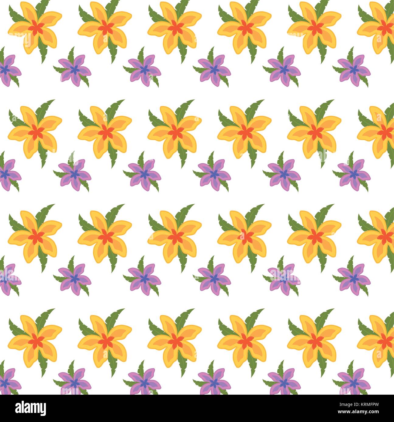 pattern flower vector illustration Stock Vector Image & Art - Alamy