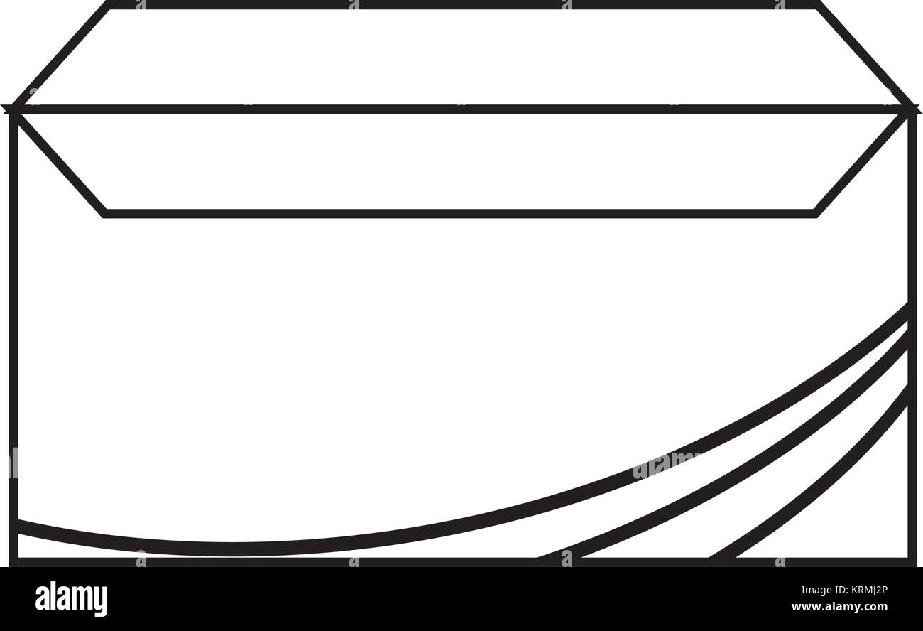 envelope with lines vector illustration Stock Vector Image & Art - Alamy