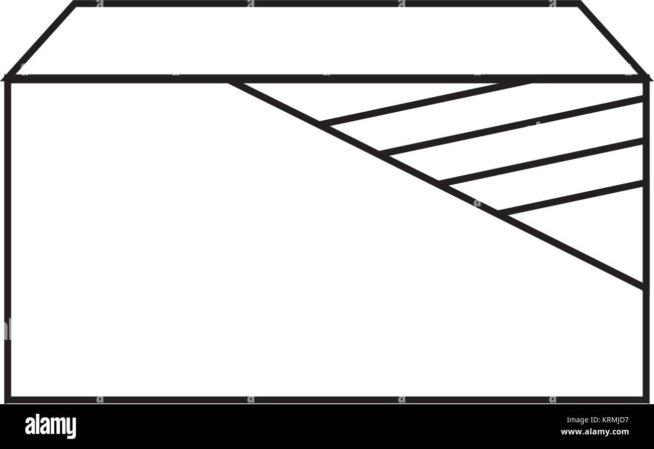 envelope with lines vector illustration Stock Vector Image & Art - Alamy