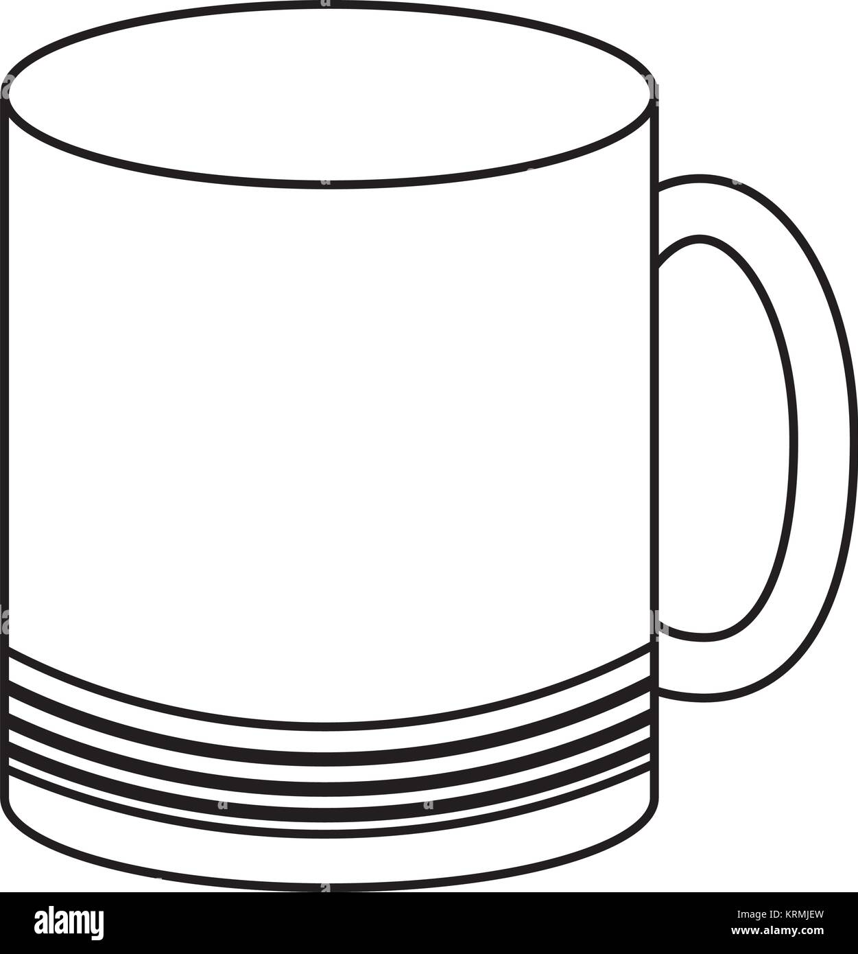 mug with lines vector illustration Stock Vector Image & Art - Alamy