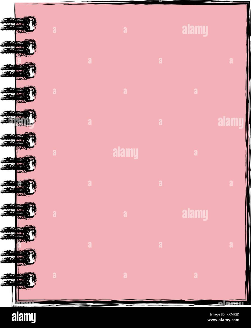 notebook pink vector illustration Stock Vector Image & Art - Alamy