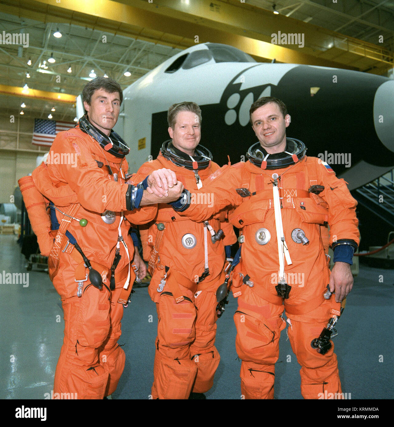 The International Space Station's Expedition 1 crew Stock Photo - Alamy