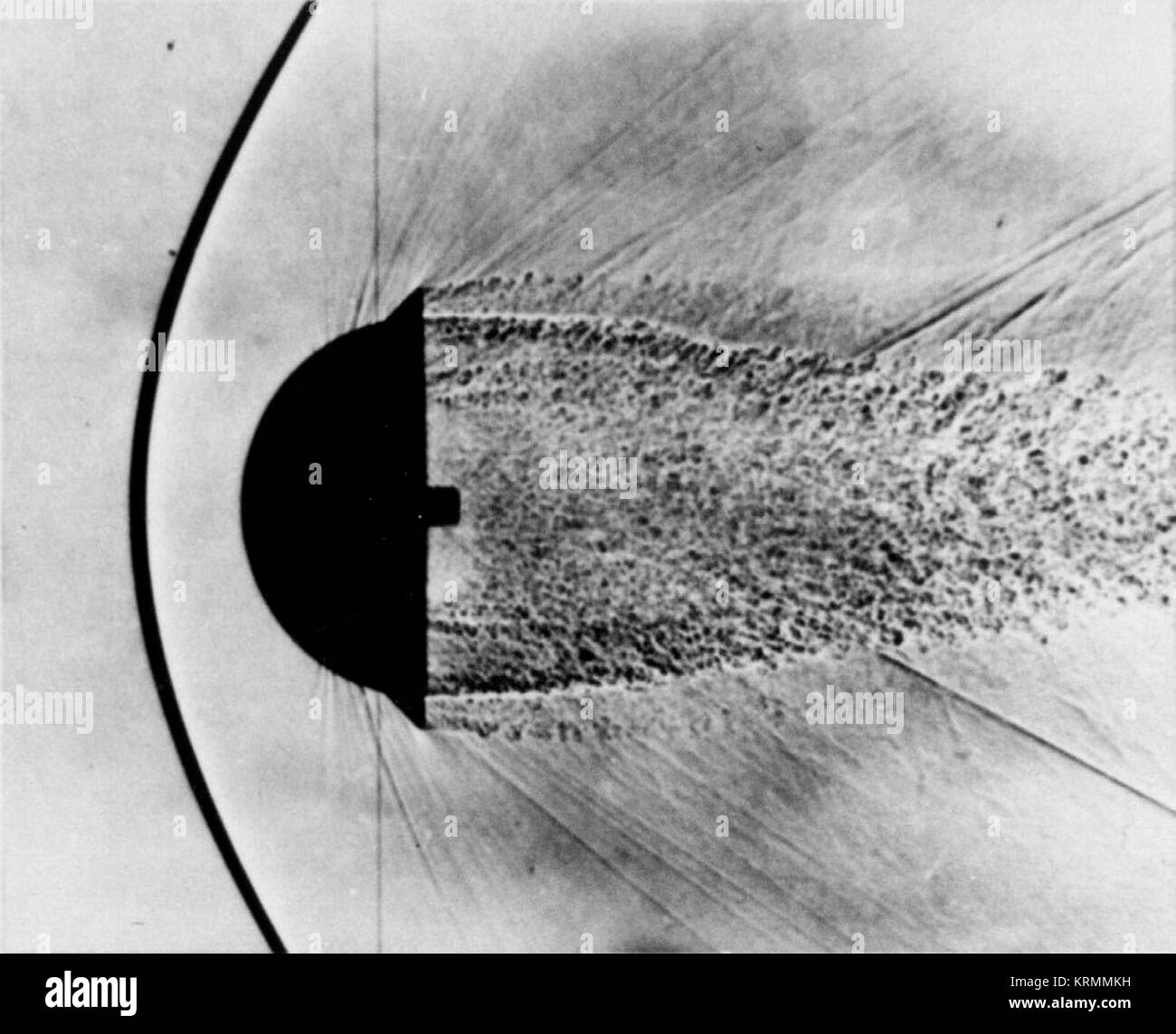 Bowshock example - blunt body Stock Photo - Alamy