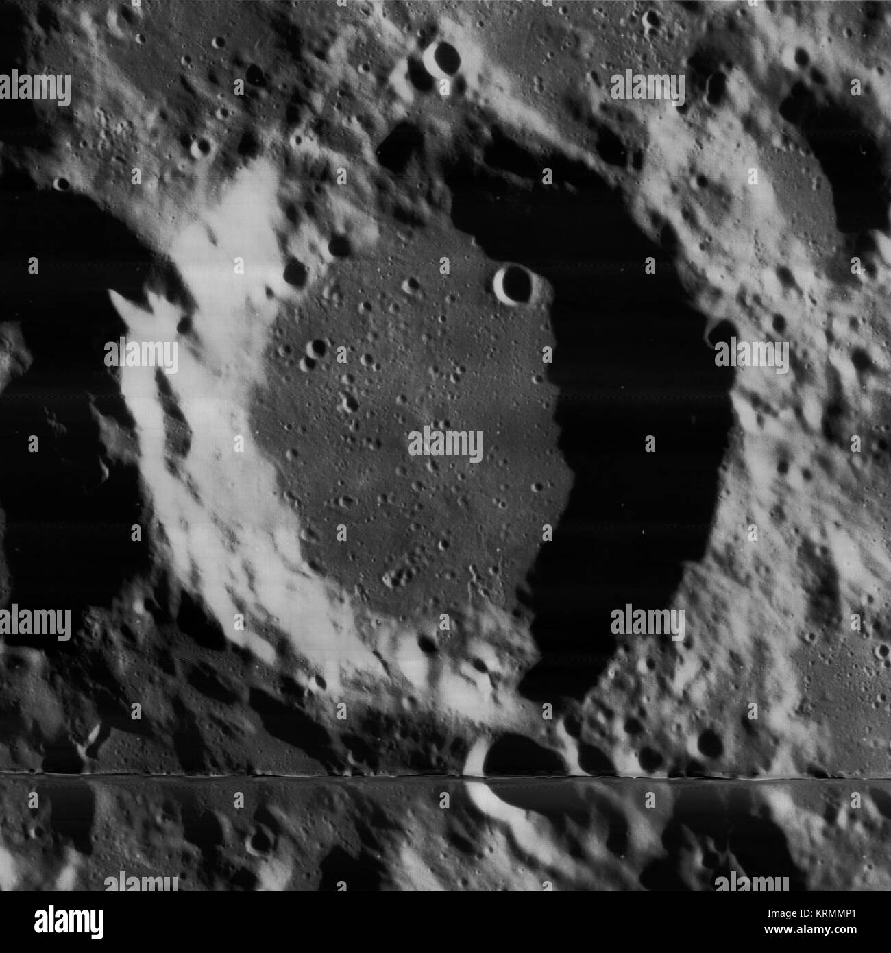 Kircher crater 4154 h2 Stock Photo - Alamy