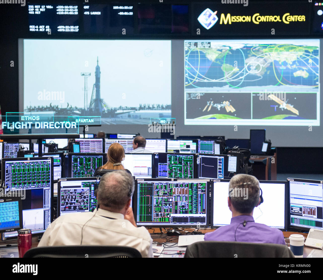 Soyuz ms 01 expedition 48 launch hi-res stock photography and images ...