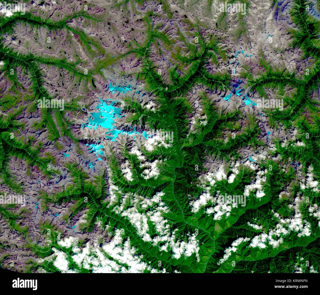 Hkakabo Razi Burma 29 Sept 2015 Landsat 8 ETM Channels 654 panchromatic ...