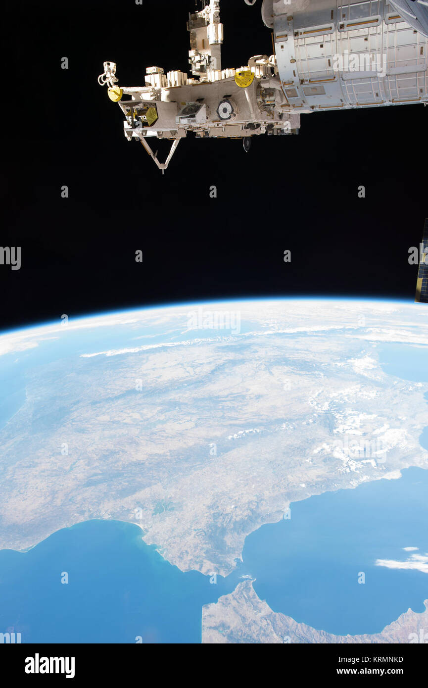 ISS-48 Strait of Gibraltar with NanoRacks External Platform (NREP Stock ...