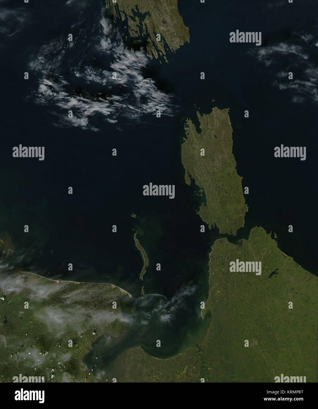 Vaygach MODIS 2016225 Stock Photo - Alamy