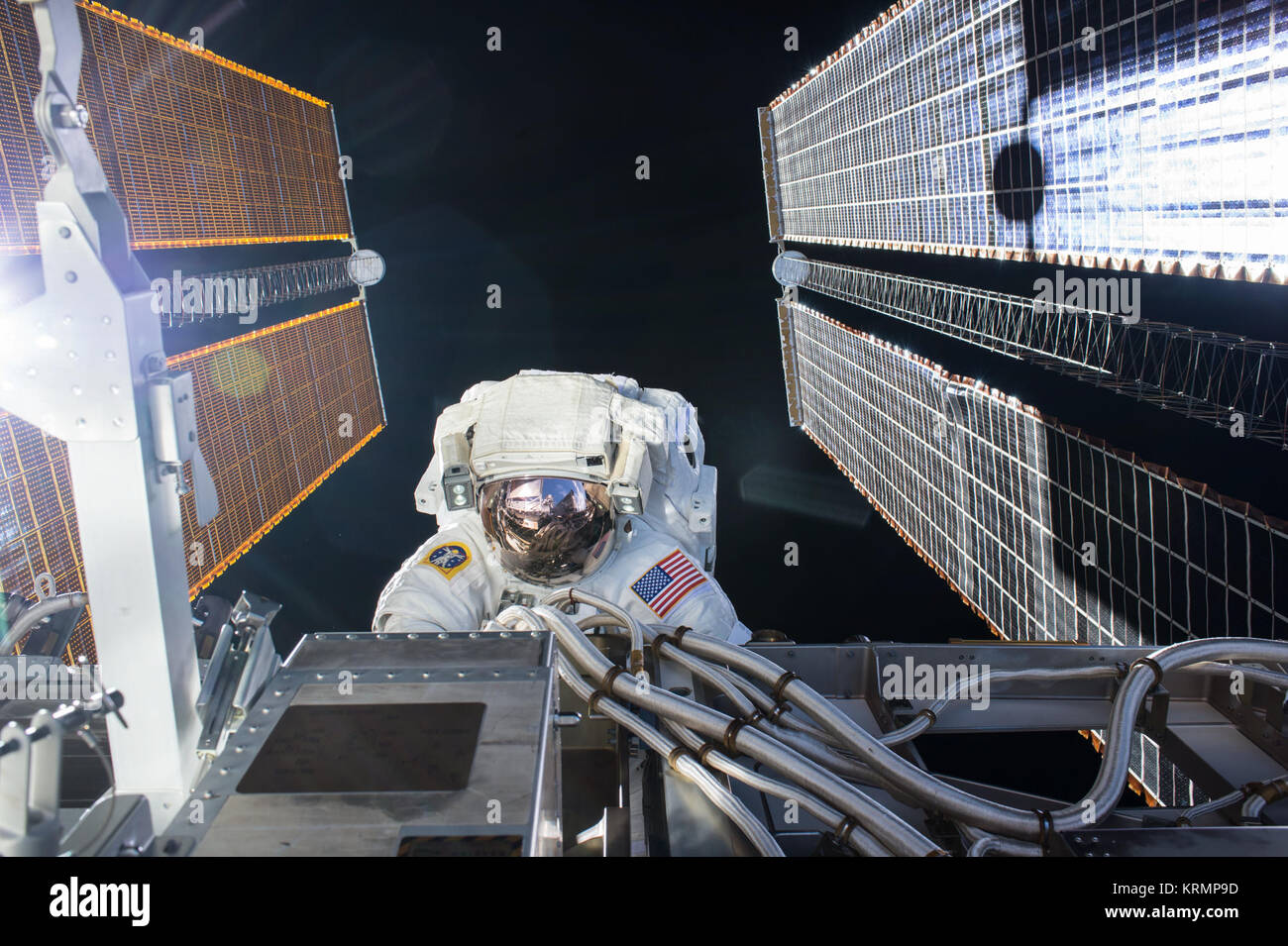 ISS-48 EVA-2 (a) Kate Rubins Stock Photo - Alamy