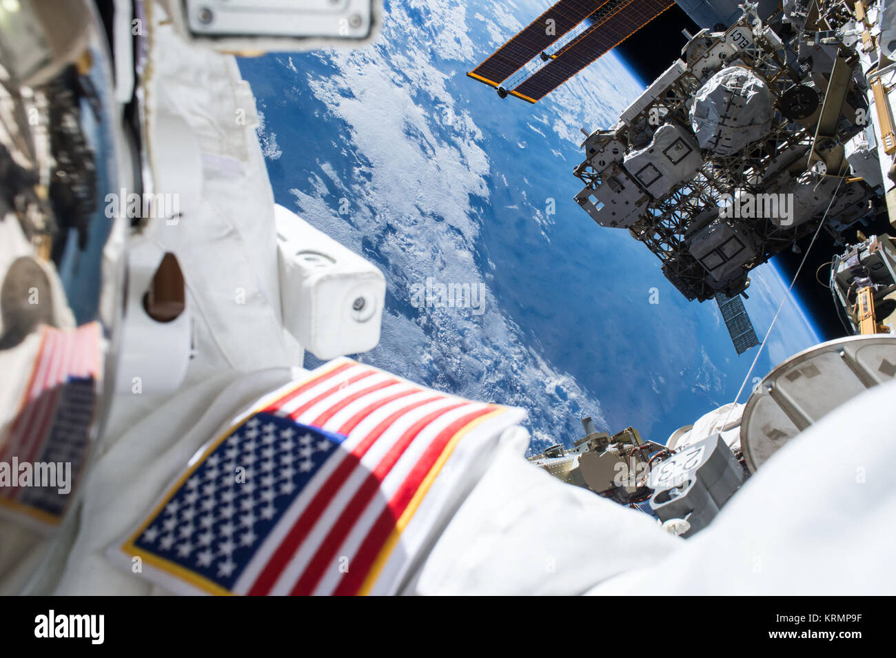 ISS-48 EVA-2 (c) Jeff Williams Stock Photo - Alamy