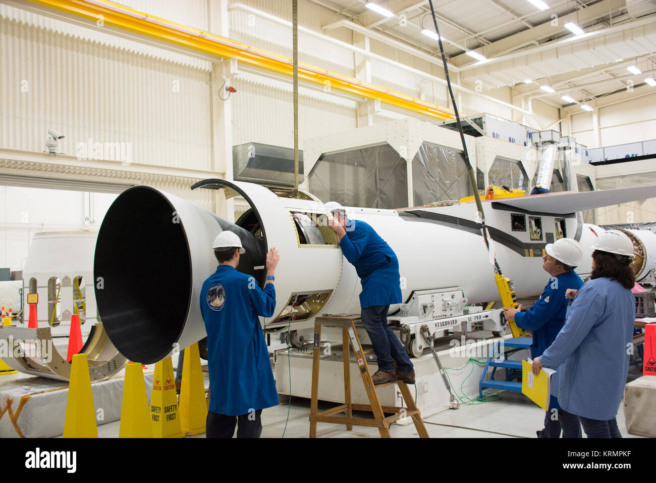 Inside Building 1555 at Vandenberg Air Force Base in California ...