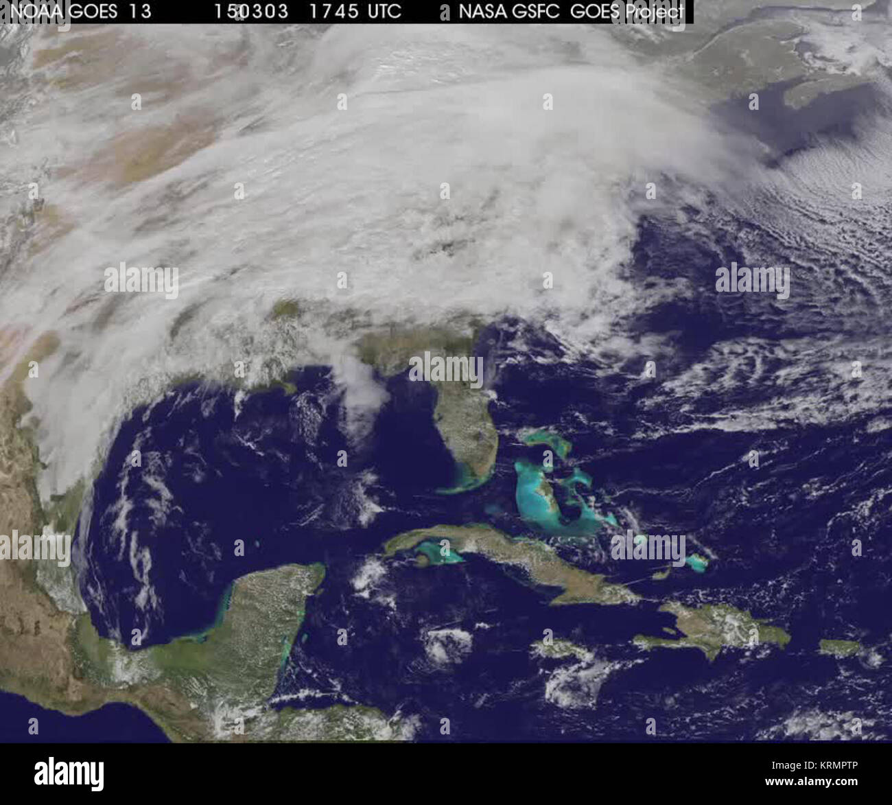 View from Space Shows Winter Storm Sweep Over U.S. East Coast ...