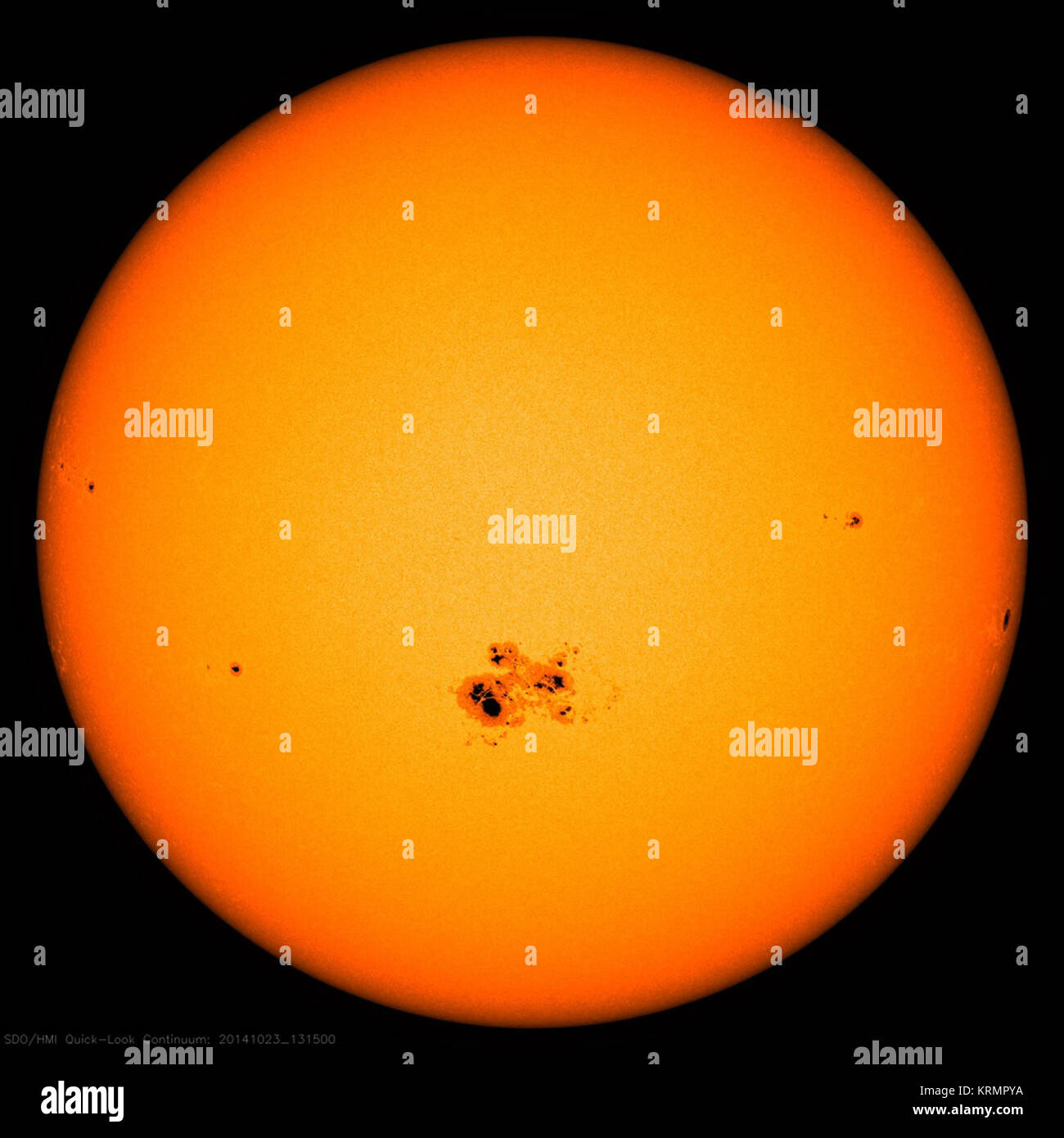 NASA's SDO Observes Largest Sunspot of the Solar Cycle (15430820129 ...