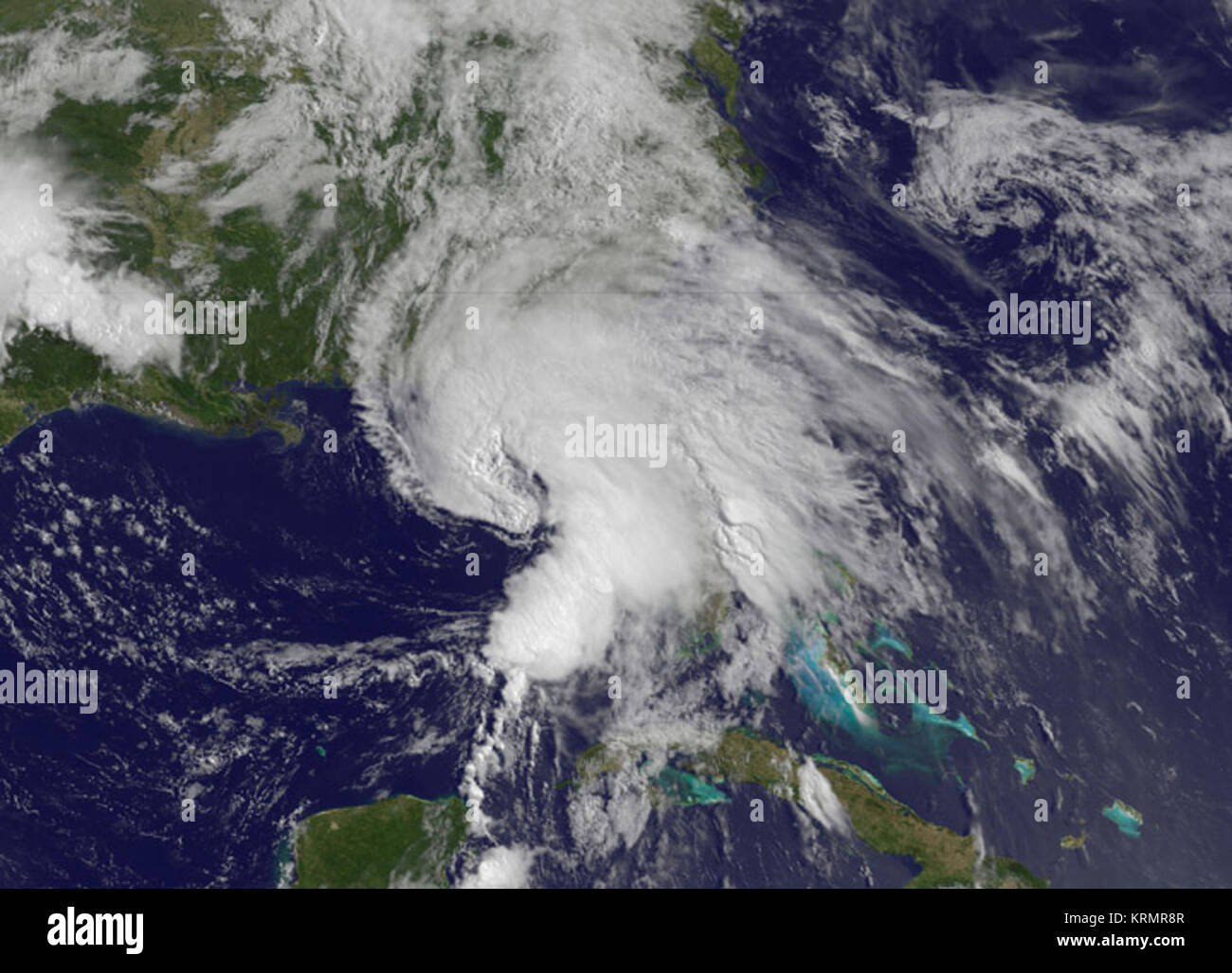 This NOAA GOES-East satellite animation shows the development of System ...