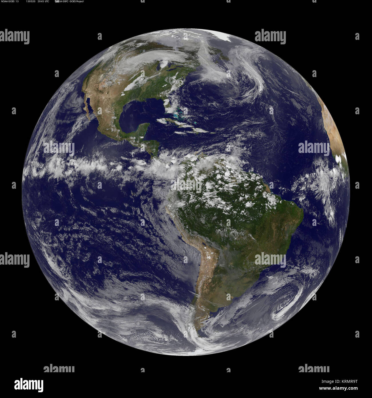 Full Disk view of Earth Captures Oklahoma Tornado (8770102292 Stock ...