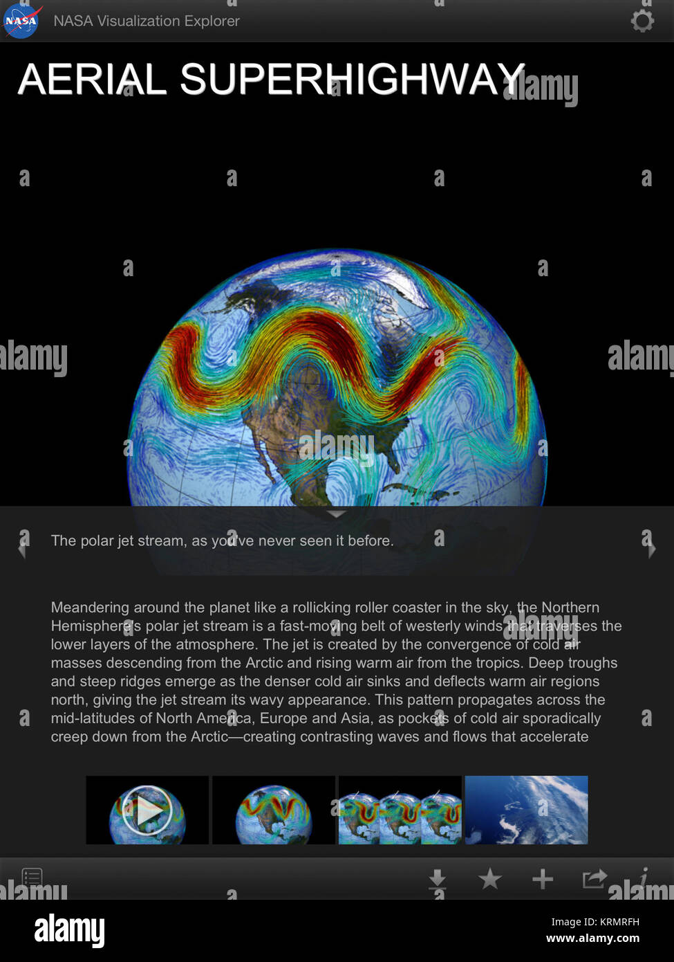 This is the NASA Visualization Explorer, the coolest way to get stories ...