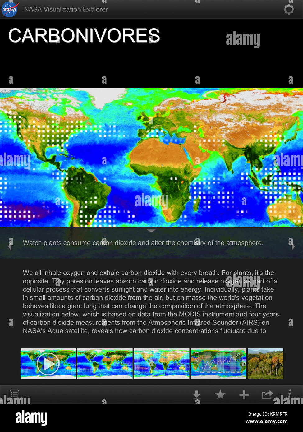 This is the NASA Visualization Explorer, the coolest way to get stories ...
