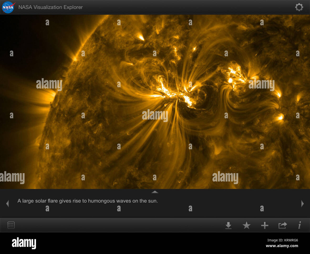 This is the NASA Visualization Explorer, the coolest way to get stories ...