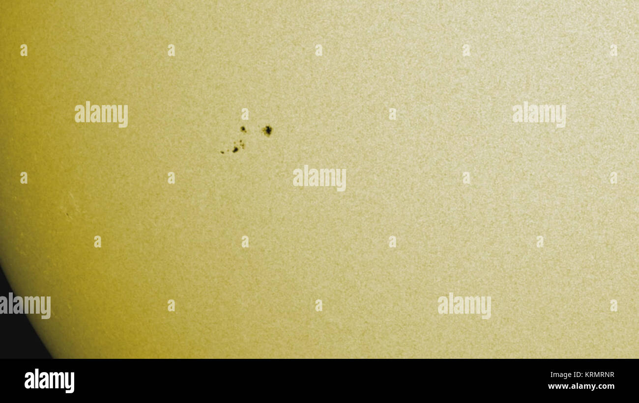 Watch A Sunspot Grow (hd video) (6923748793 Stock Photo - Alamy