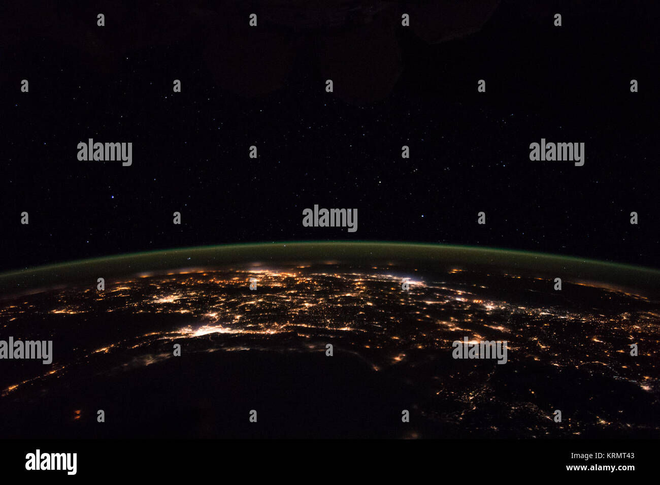 Europe by night nasa hi-res stock photography and images - Alamy