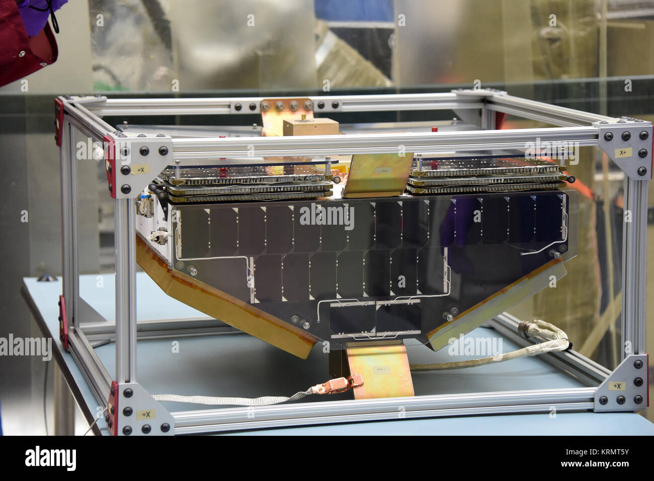 Inside Building 1555 at Vandenberg Air Force Base in California, one of ...
