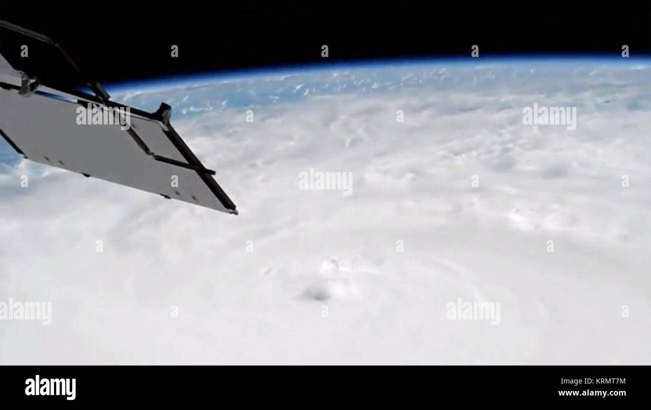 Hurricane Matthew, seen from the ISS Stock Photo - Alamy