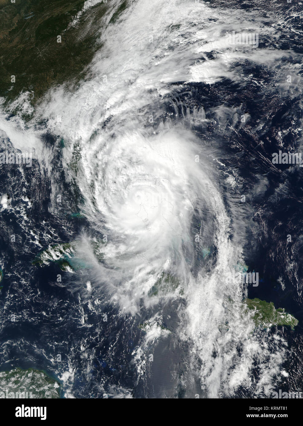 Hurricane matthew satellite image hi-res stock photography and images ...