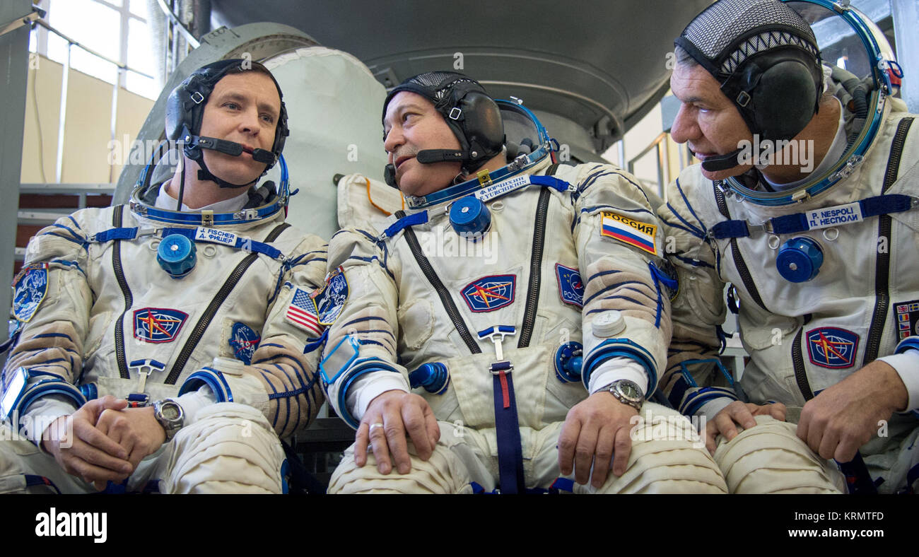 Expedition 50 backup crew members, NASA astronaut Jack Fisher, left ...