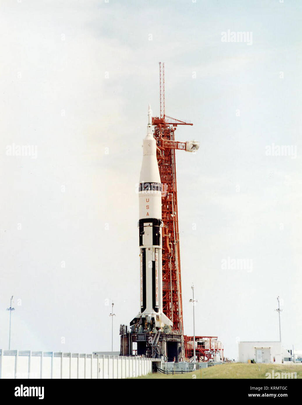 Saturn IB at launch complex 34 Stock Photo - Alamy