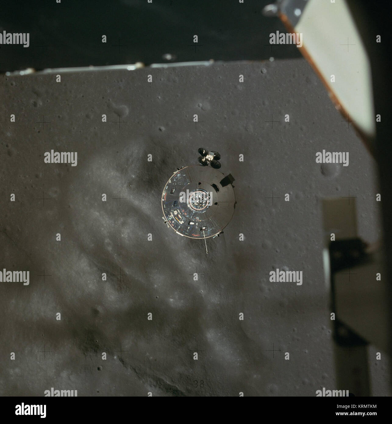 View of CSM from Lunar Module Stock Photo - Alamy