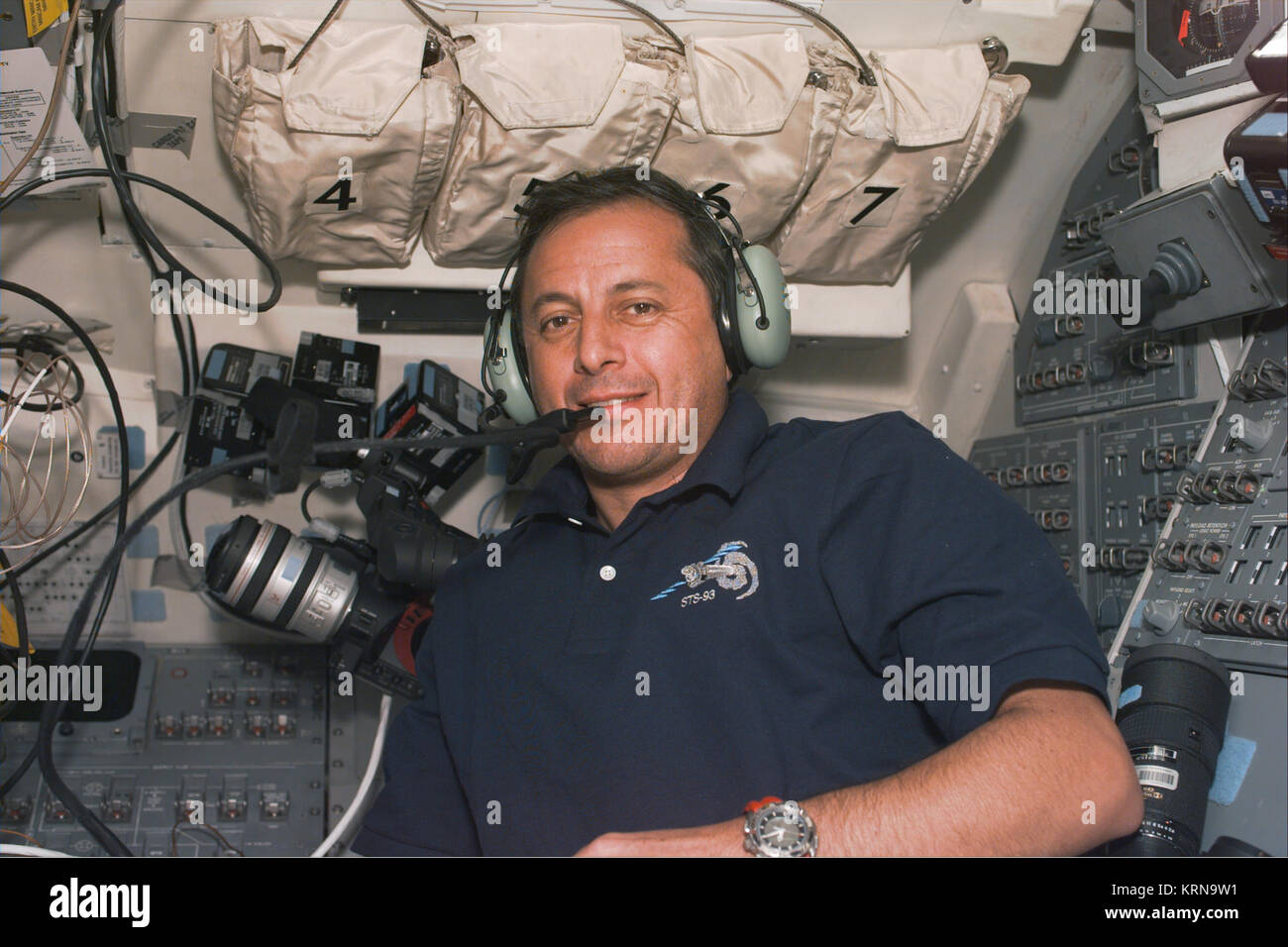 STS-93 Shuttle Mission - Michel Tognini 2 Stock Photo - Alamy