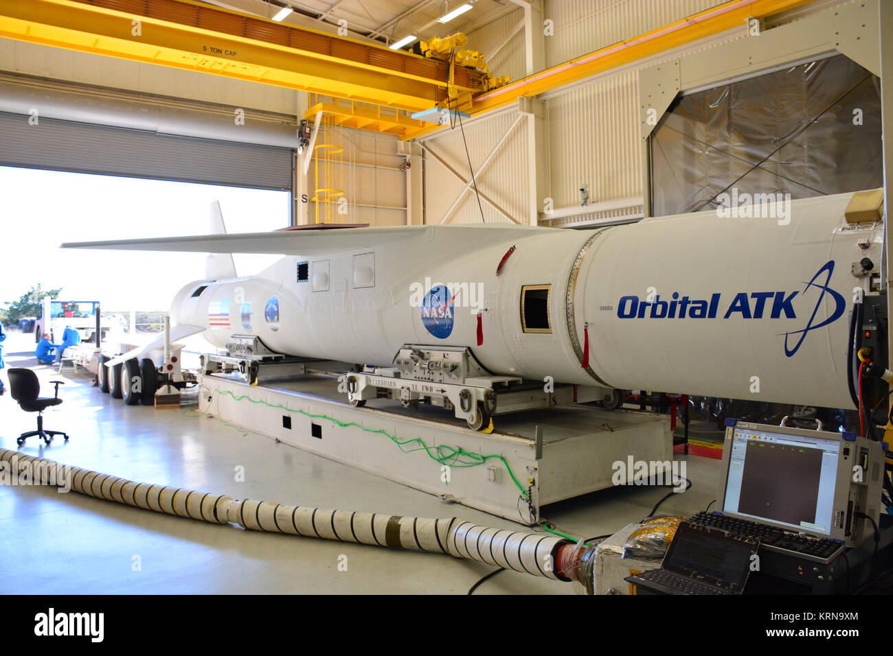 At Vandenberg Air Force Base in California, an Orbital ATK Pegasus XL ...