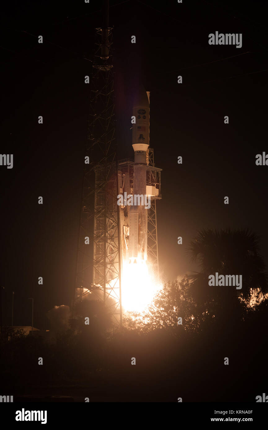 At Cape Canaveral Air Force Station's Space Launch Complex 41, an Atlas ...