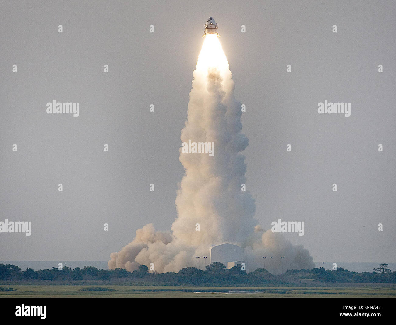 Launch of the Max Launch Abort System test vehicle Stock Photo - Alamy