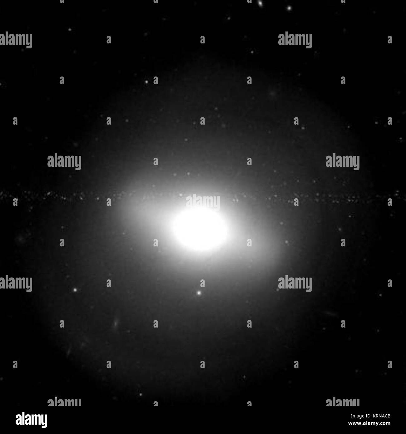 NGC 4477 cutout hst 12500 18 wfc3 uvis f814w sci Stock Photo - Alamy