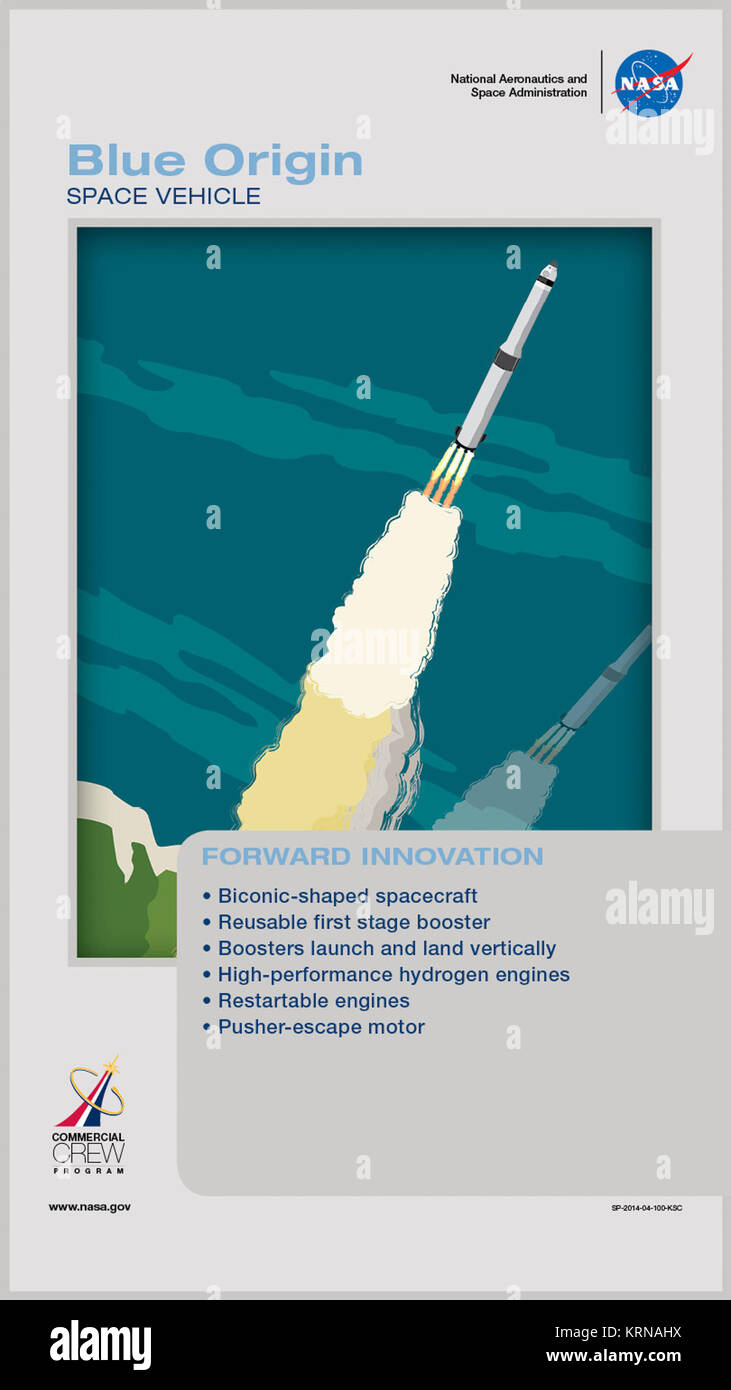 Blue origin rocket hi-res stock photography and images - Alamy