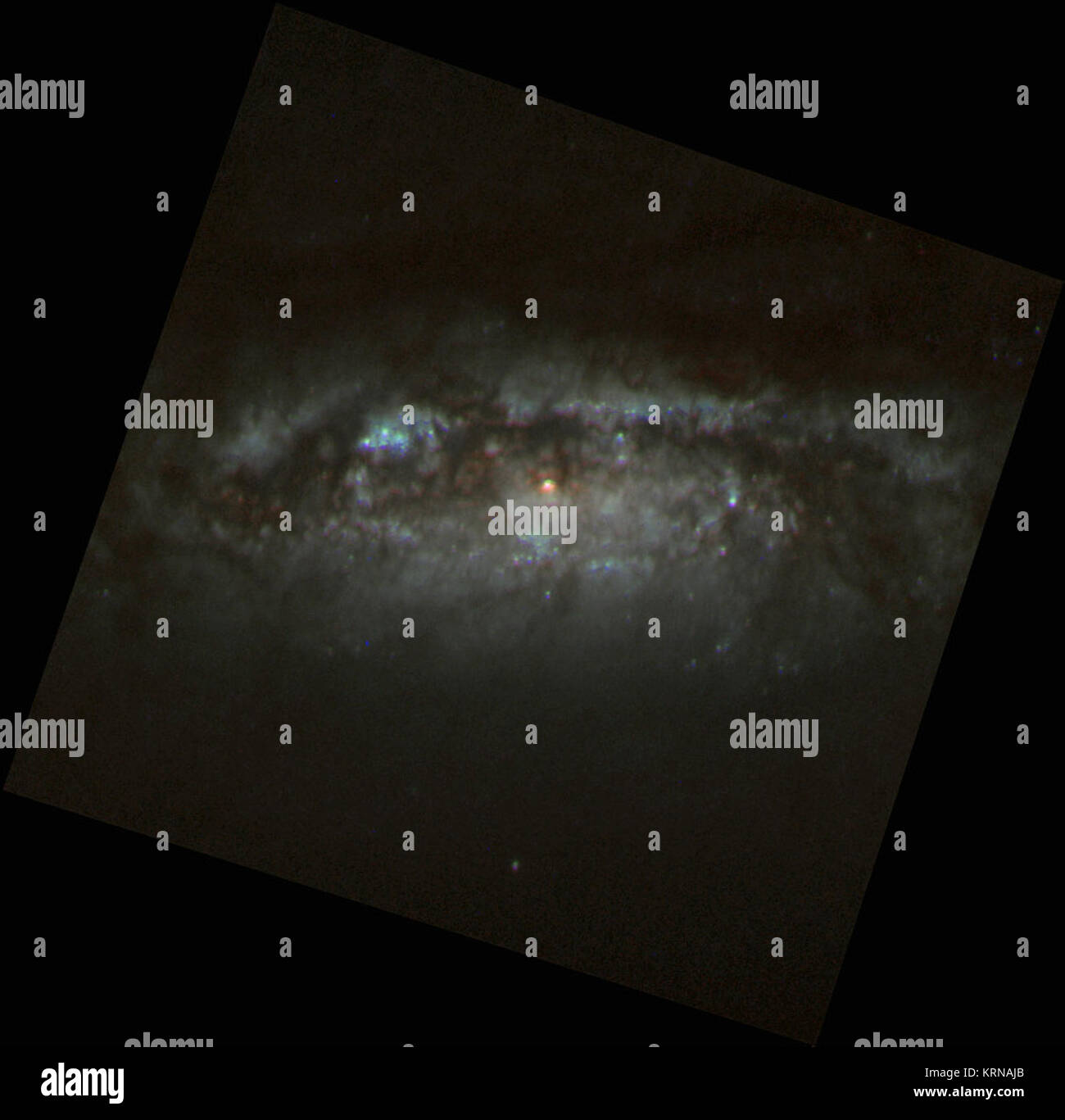 NGC 3593 core (HST Stock Photo - Alamy