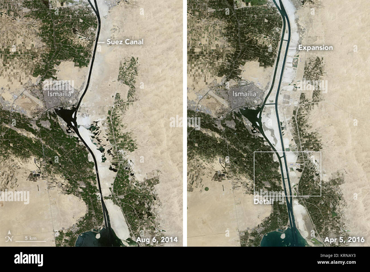 New Suez Canal Stock Photo - Alamy