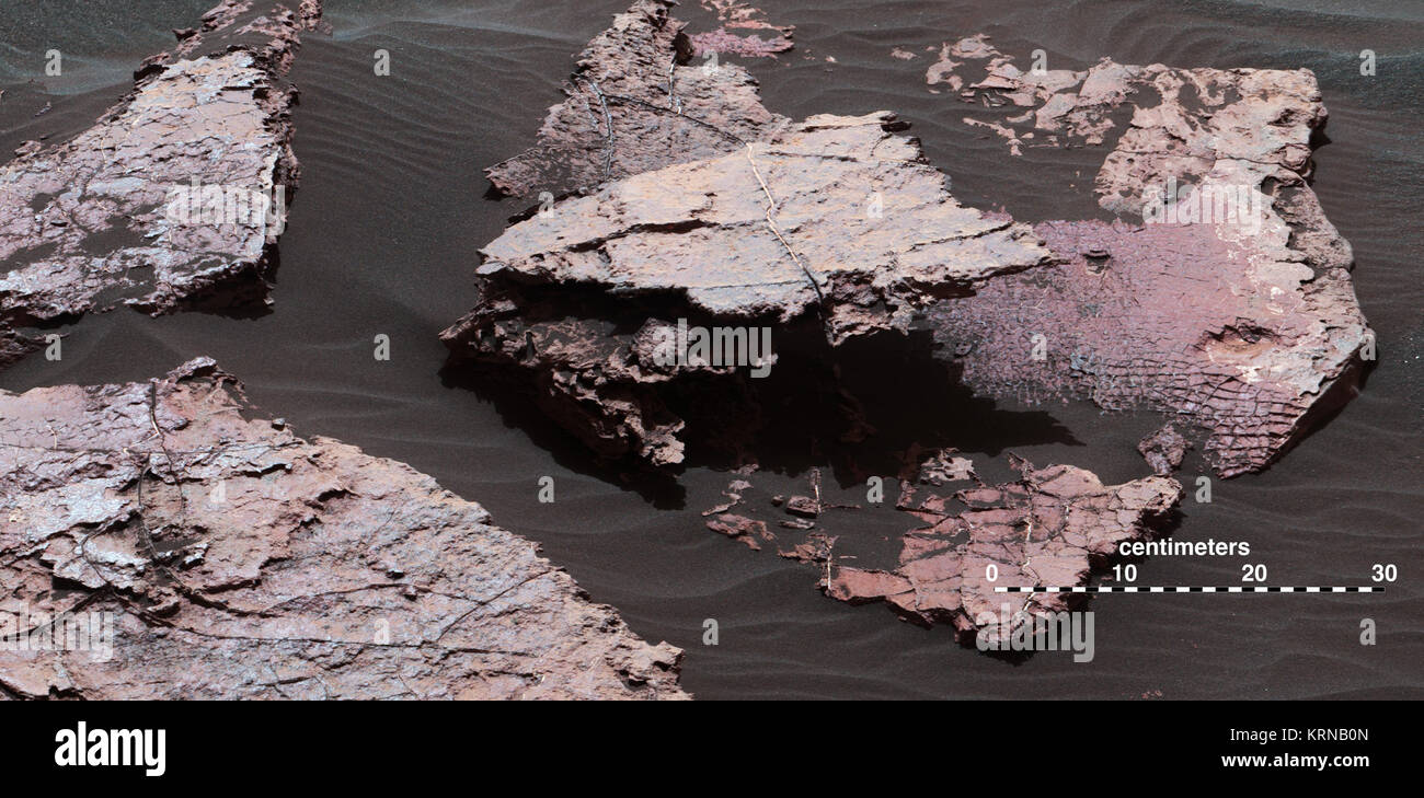 PIA21263 - Possible Signs of Ancient Drying in Martian Rock, Figure 1 ...