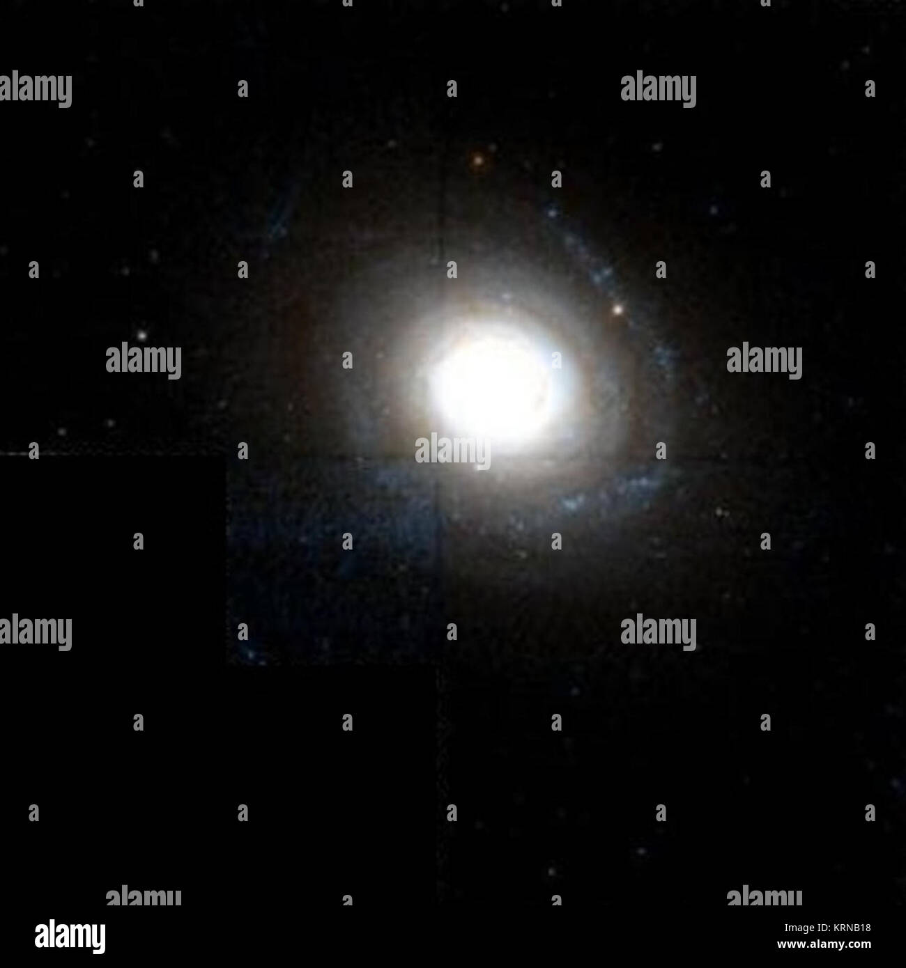 NGC 3277 color cutout hst 09042 39 wfpc2 f814w f450w wf sci Stock Photo ...
