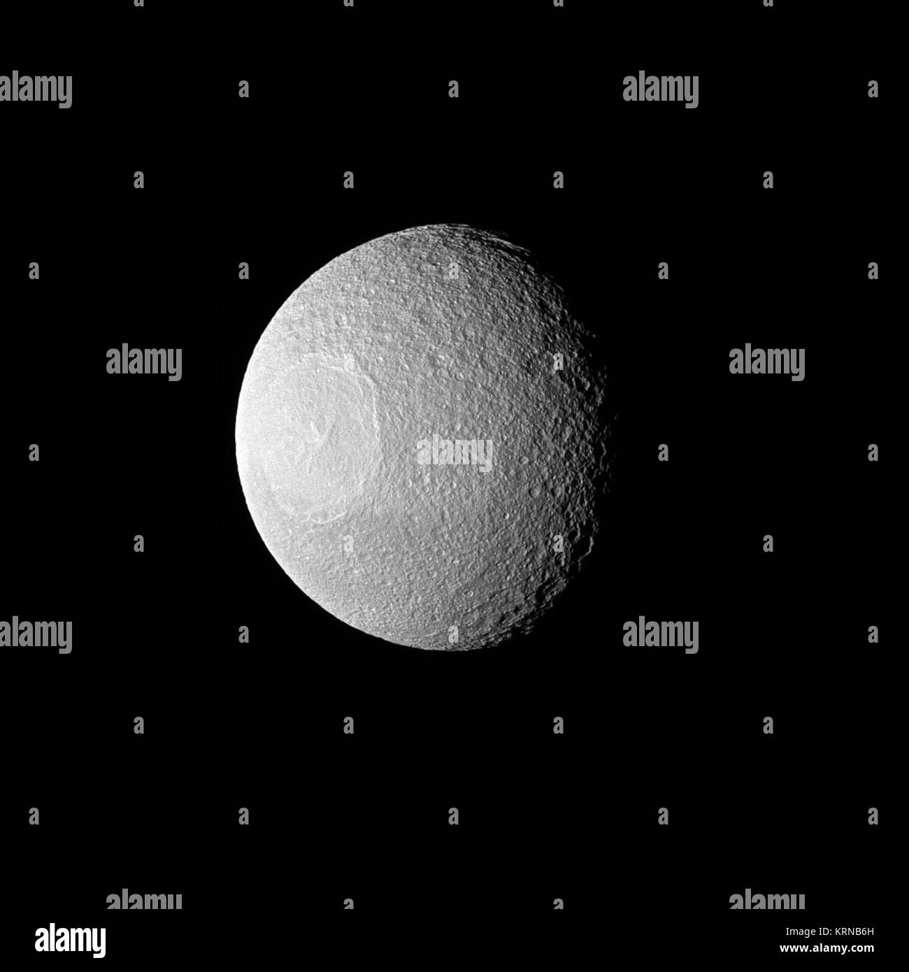 PIA20518 - Here's Looking at You, Tethys Stock Photo - Alamy