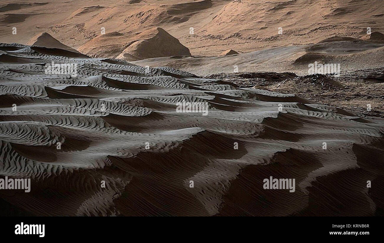 Namib dune, Gale Crater Mars Stock Photo - Alamy