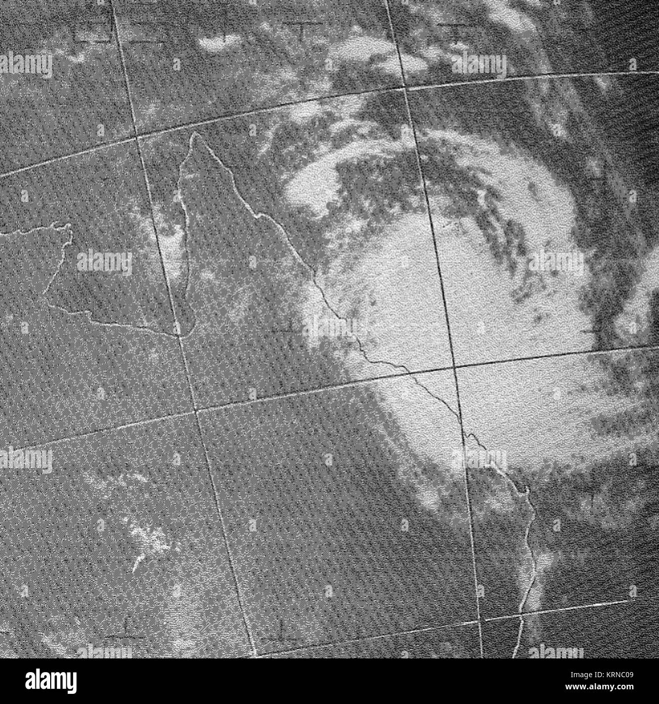 Cyclone Althea satellite 23 December Stock Photo - Alamy